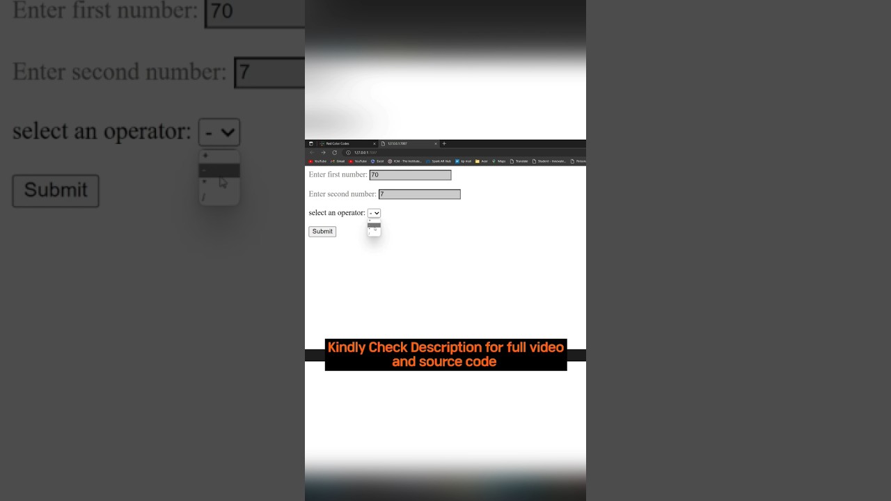 How to Build a Python Flask Calculator in Just Minutes! #python #web #calculator #viral #easy
