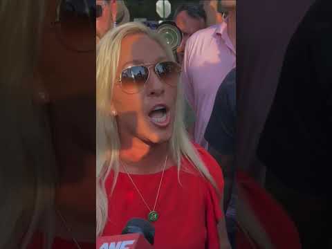 Marjorie Taylor Greene has message for Fani Willis #shorts