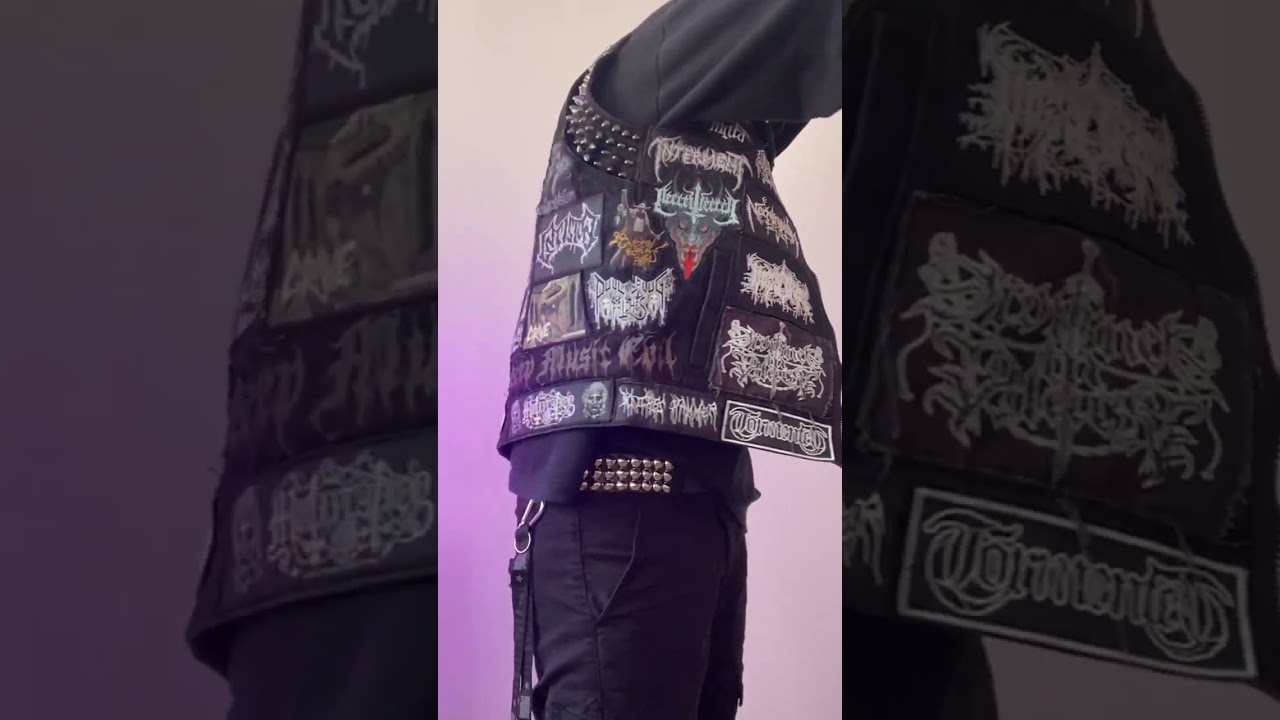 Haunted French Death Metal Patch | Pull The Plug Patches | Drowned in Black Battlevest | Necrowretch