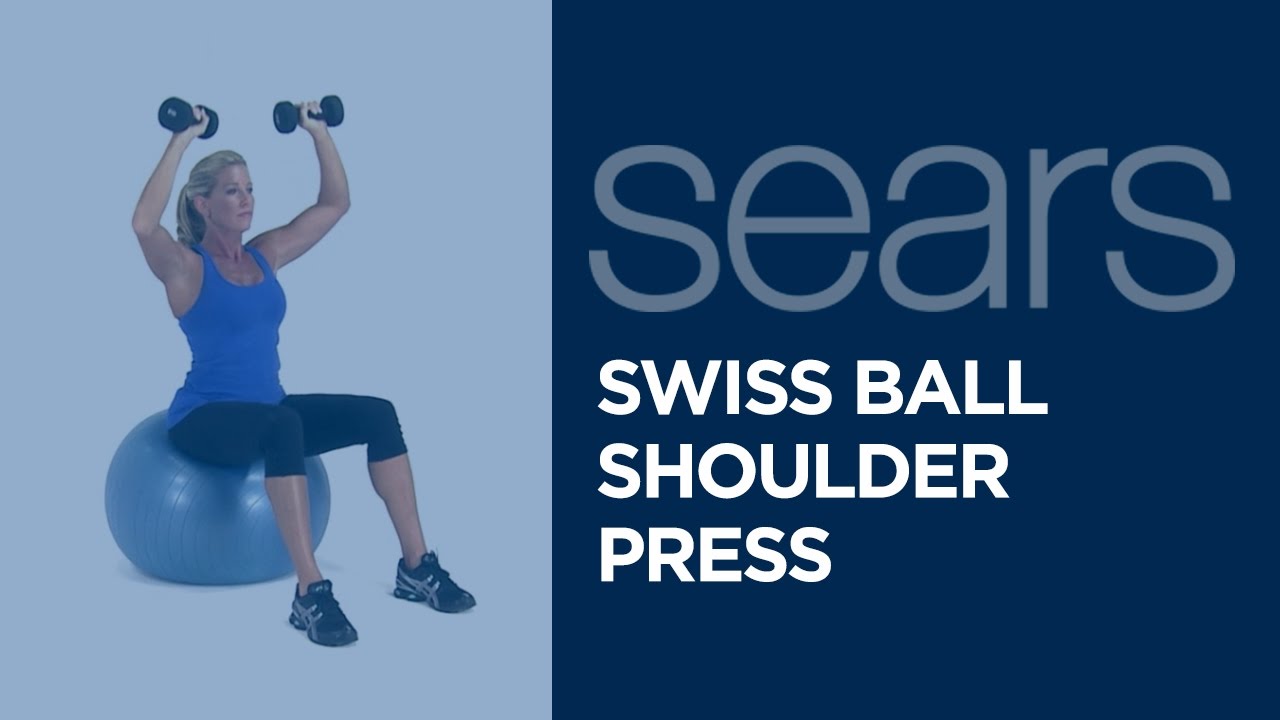 Swiss Ball Shoulder Press