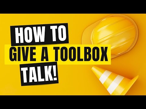 How to Present a Toolbox Talk | Top 5 Tips for H&S Professionals When Presenting a Safety Message
