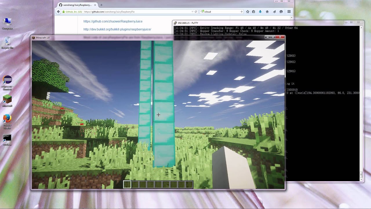 Programming Minecraft with Python