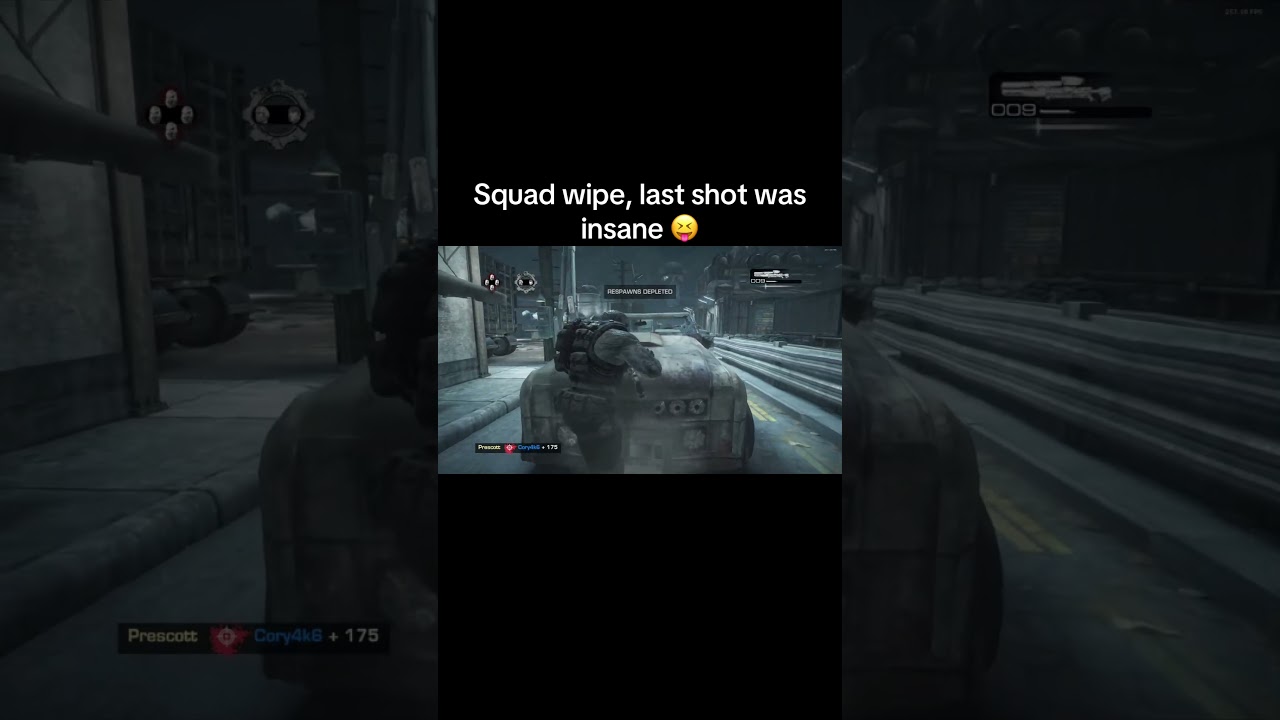 Gears of war reloaded team wipe with sniper #gearsofwar #gearsreloaded #gears5 #hi #games #montage
