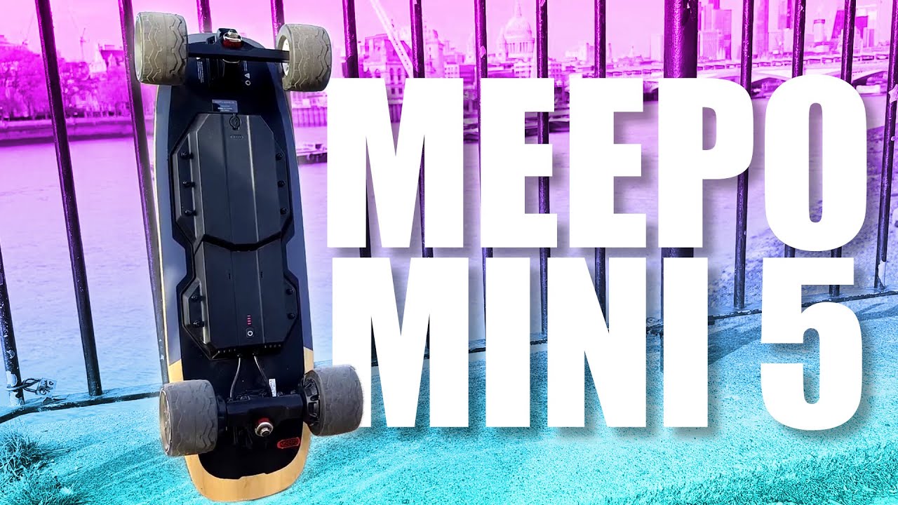 MEEPO MINI 5 Electric Skateboard: Dish-Shaped Deck for Dynamic Control