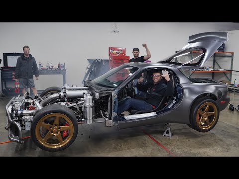 Stripped Out Mazda RX-7 Has AWD and Billet 4-Rotor Turbo - autoevolution