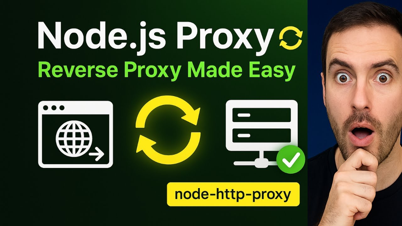 🚀 Build a Reverse Proxy in Node.js with http-proxy | Full Tutorial 🔥