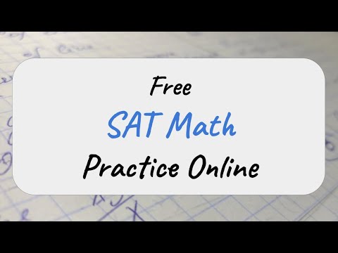 Pre - October SAT Exam Practice Session I Free SAT Math Practice