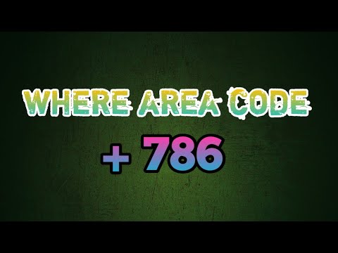 area code +786 kaha hai || which area code is +786 #shorts