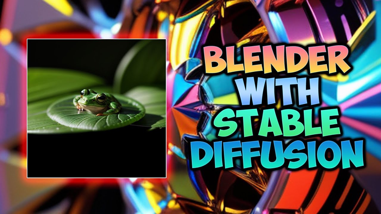 Blender with Stable Diffusion Tutorial - Frog