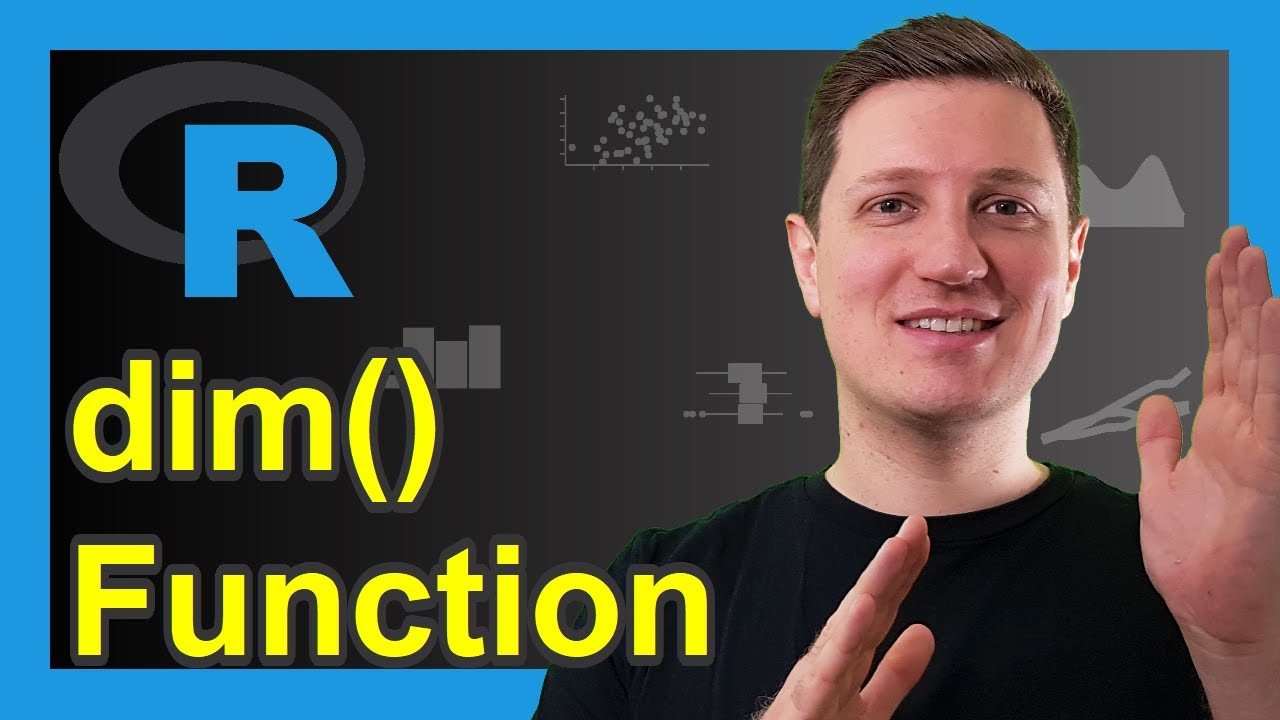 dim in R Programming | Simple Example for the Dimension Function
