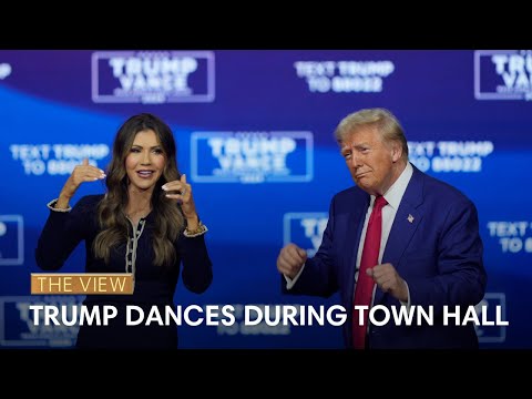 Trump Dances During Town Hall | The View