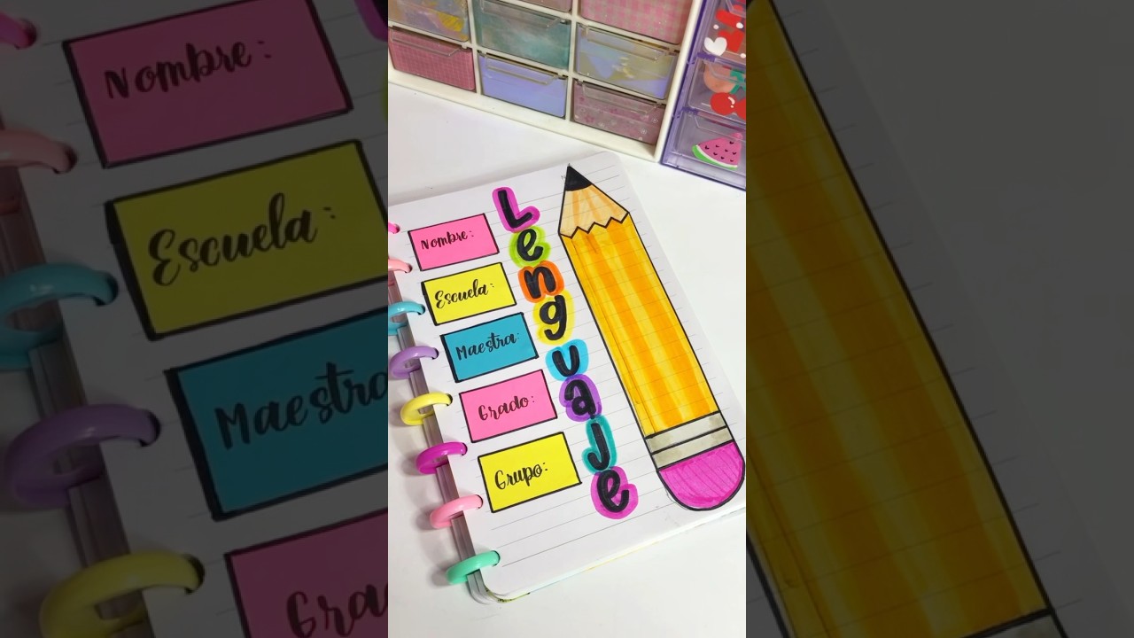 Pretty and easy covers #lettering #prettynotes #schoolcovers #prettycovers #covers