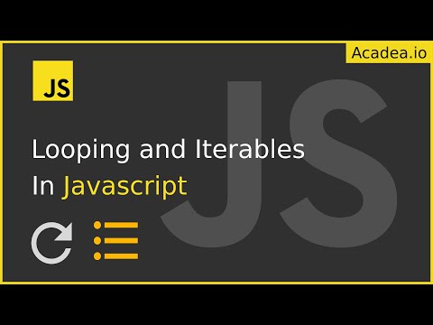 Ep4 - Looping and Iterables in Javascript: All you need to know