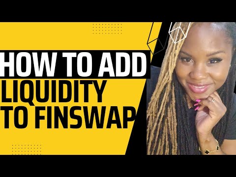 How to Add Liquidity to Finswap inside Fintoch App