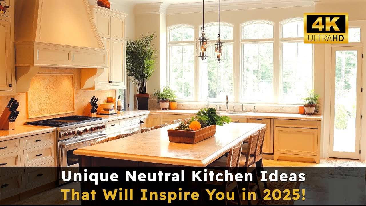 Neutral Kitchen Ideas for 2025: Elegant Neutral Kitchen Designs for a Modern Home in 2025!