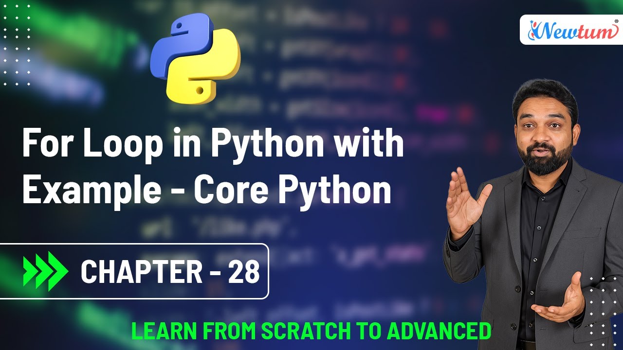 For Loop in Python with Example | Core Python Guide