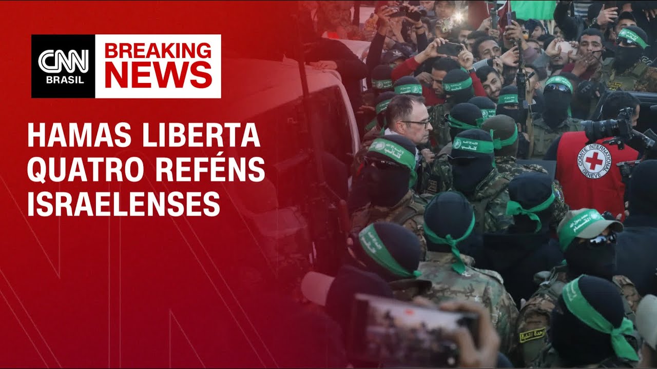 Hamas liberta quatro reféns israelenses sob acordo de cessar-fogo | CNN Brasil