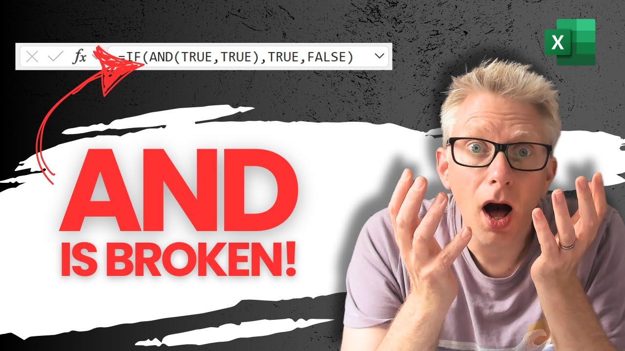 Fixing the Broken AND Function in Excel: Quick Guide