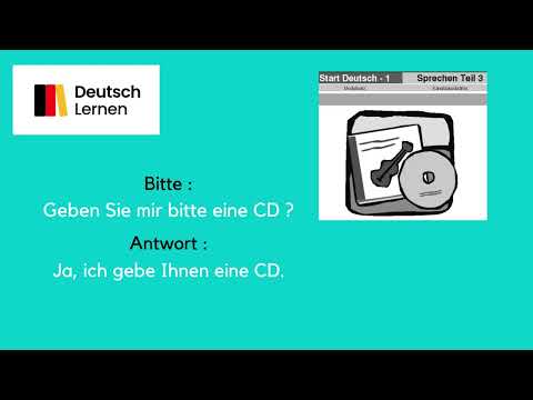 Goethe Zertifikat A1 Start Deutsch 1 Sprechen Teil 3 Modellsatz 1
