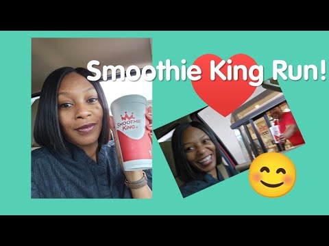 VLOG: Smoothie King Run to get my Usual! 😊
