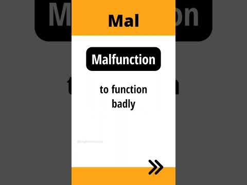 English Vocab with Root Word 'MAL' | Best Way to Learn Vocabulary
