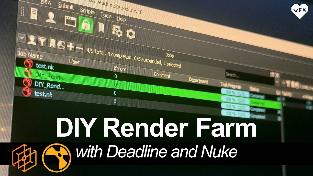LoveVFX // DIY Render Farm with Deadline and Nuke
