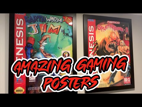 Amazing Gaming Posters for your Home Arcade or Game Room! Poster print reviews.