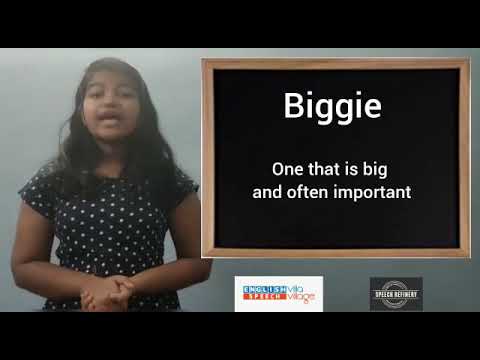 Day 224 | How to Say BIGGIE | MEANING,PRONUNCIATION,SYNONYMS,EXAMPLE SENTENCES | A word A day