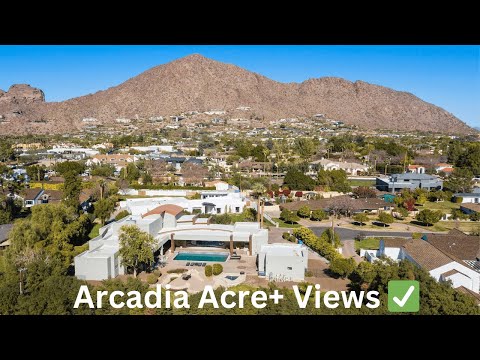 RARE Arcadia Modern on 1 Acre | Guest House + Camelback Mtn Views!
