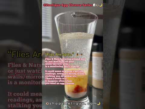 Monitoring Spirits in your egg cleanse 🥚🪬👁️🌙 #youtubeshorts #eggcleanse #spirituality #witch