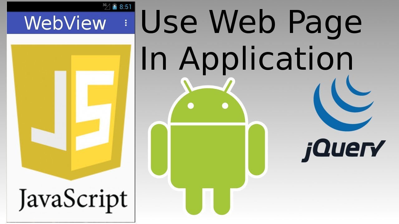 Android Studio - Create Webview And Write Native App In JavaScript