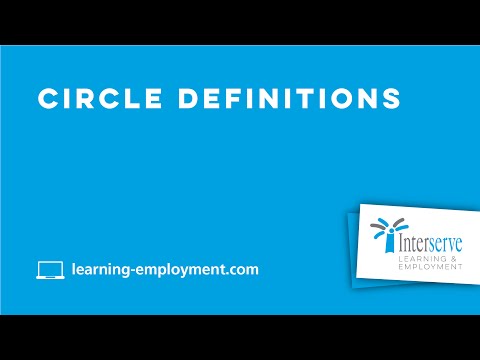 Circle definitions