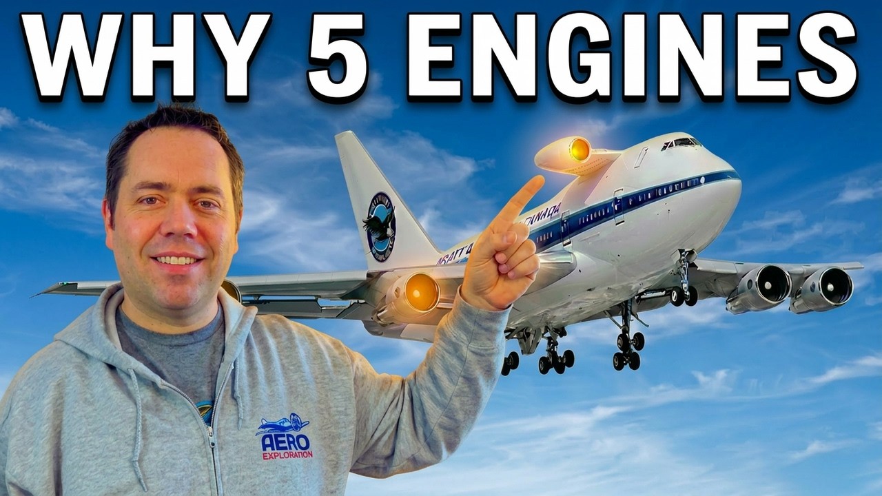 The Weird Boeing 747 Variant With An Extra Engine