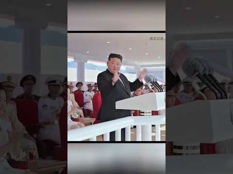 North Korea has successfully launched a 5,000-ton warship. #northkorea #kimjongun #iran #israel
