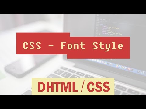 CSS Cascading Style Sheets | Font Style | Uses of Fonts | Uses of ID | Part 7