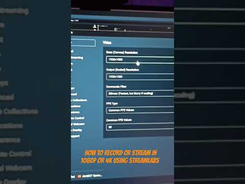 HOW TO CHANGE RESOLUTION OF STREAM OR GAME RECORDING OUTPUT ON STREAMLABS #tutorial #streamlabs