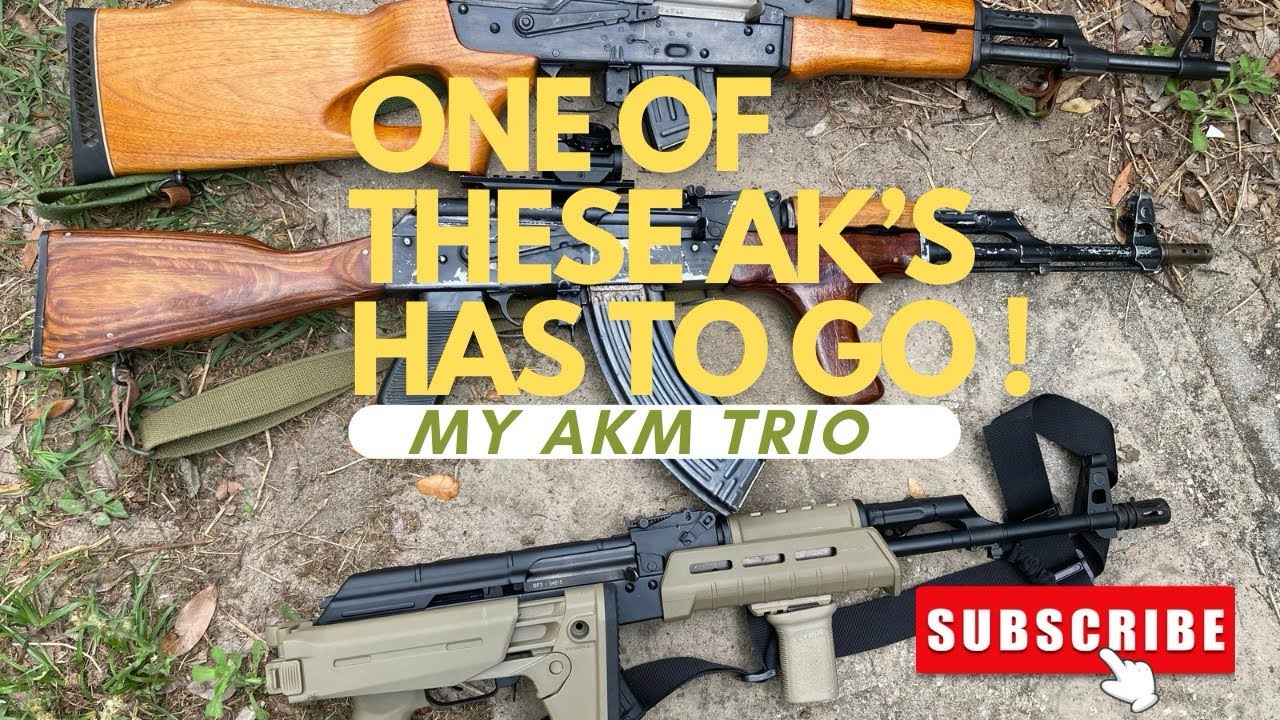 My Humble AK collection but one has gotta go 🫡 #guntuber #guns #firearms #AK47