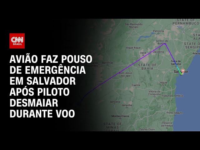 Avião faz pouso de emergência em Salvador após tripulante passar mal | CNN Brasil