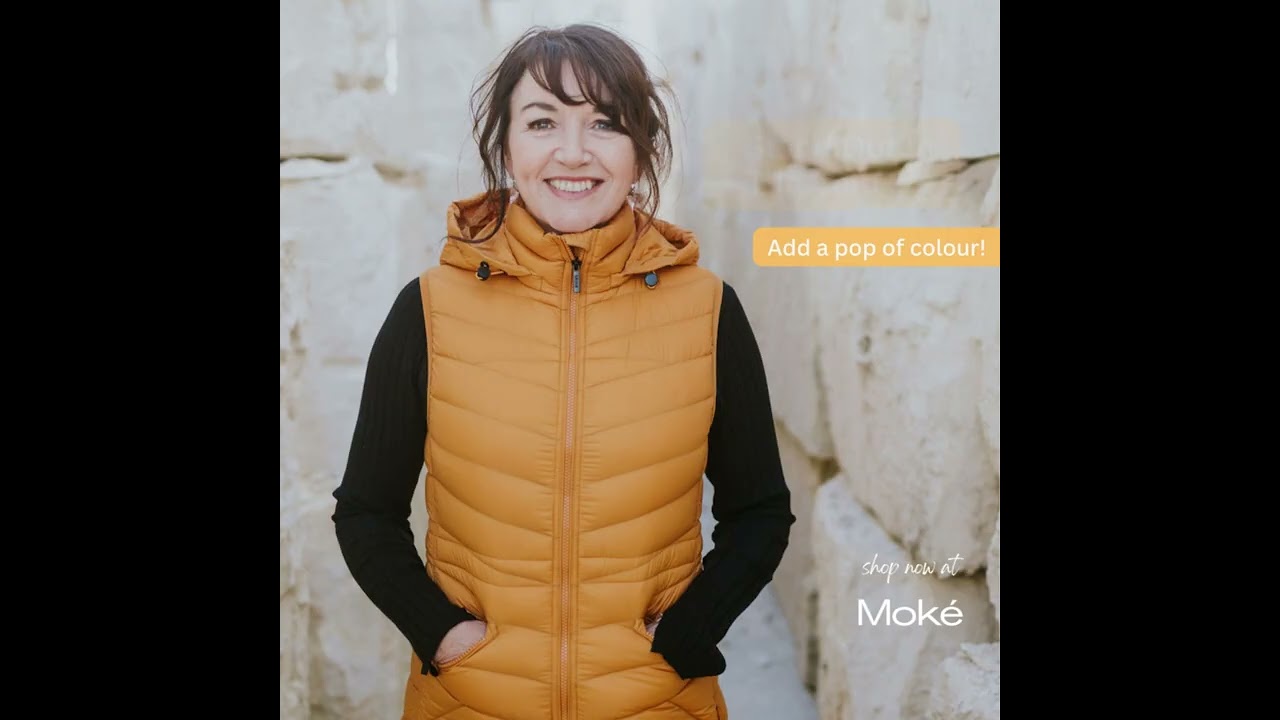 Moke Autumn Winter 23 Womens Vest Collection - Stand Out in the cold. Vests Google Ad