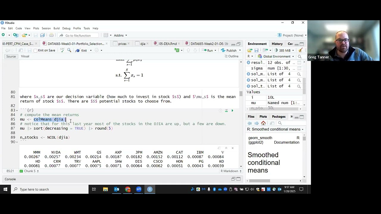 Portfolio Optimization in R