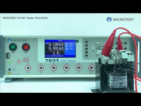 Hipot Tester - Microtest 7630 Hipot Tester Manufacturer from Chennai