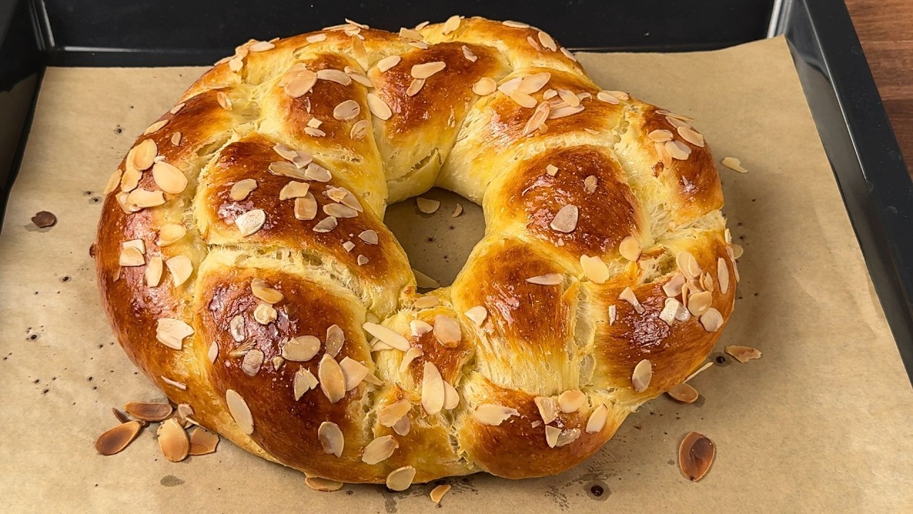 No-Knead Easter Bread! So Soft, So Easy! Anyone Can Make It