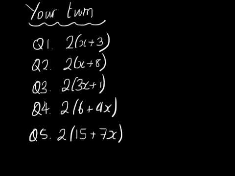 Expanding brackets(quick intro)