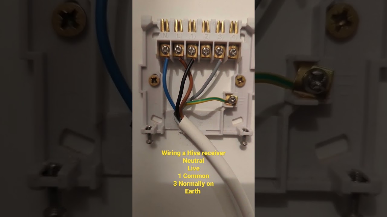 Hive wiring for combi boiler