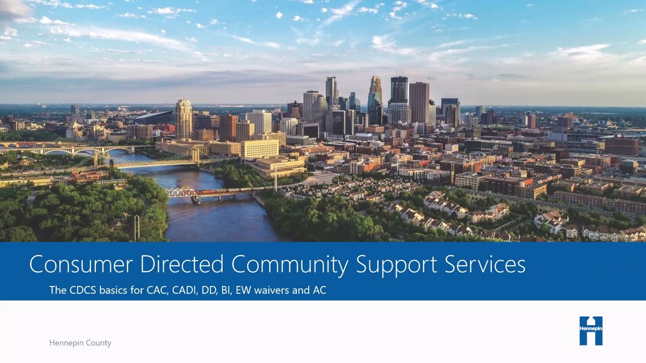 County Consumer Directed Community Supports (CDCS) basics training