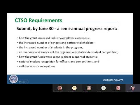 CTSO Overview and Technical Assistance Meeting