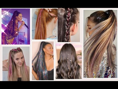 How to put hair tinsel in with tool and bead by Sistimon