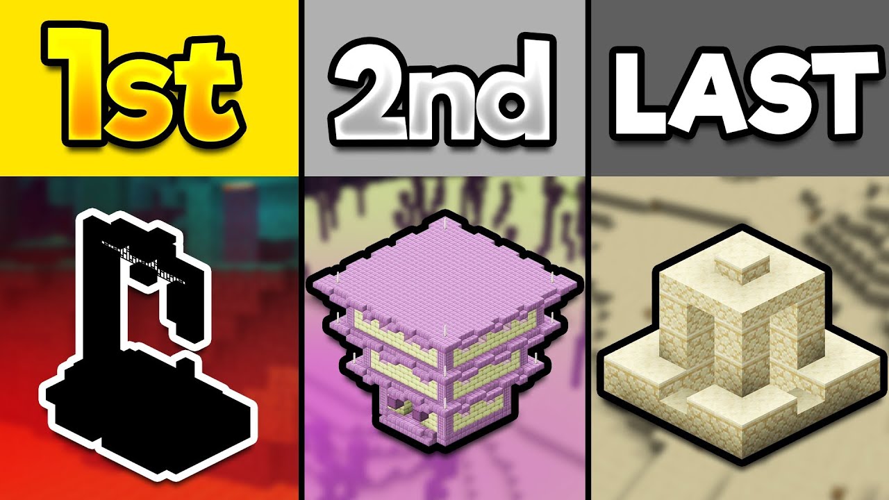 Every. Single. Minecraft Structure Ranked From Worst To Best