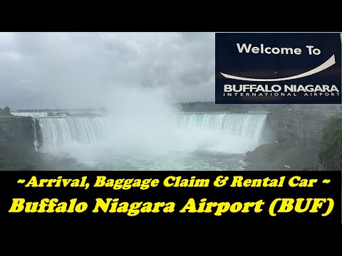 Buffalo Niagara Airport – Arrival, Baggage Claim & Rental Car Walkthrough (2023)