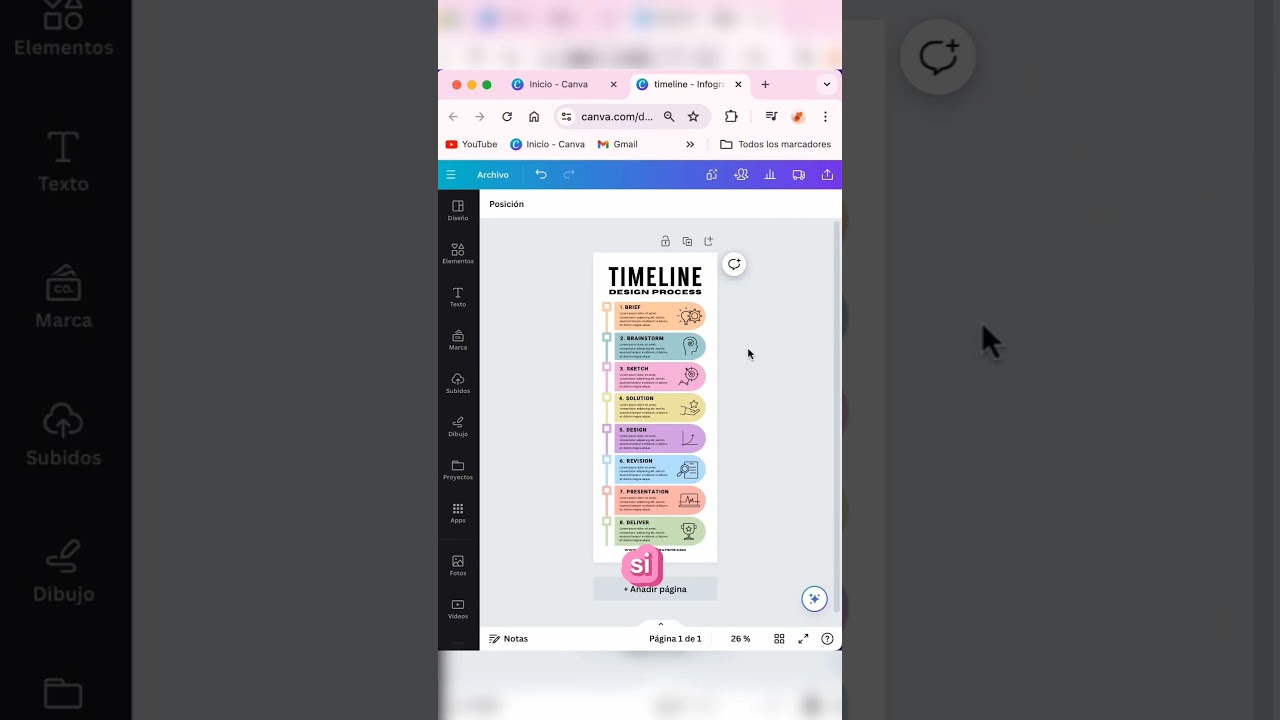 How to Design an Infographic in #Canva in Less than 1 Minute #tips #shorts2024